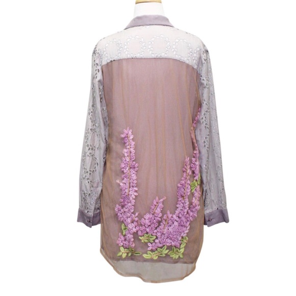 Aratta | Tops | Aratta Highlow Mesh Special Shirt Blouse | Poshmark